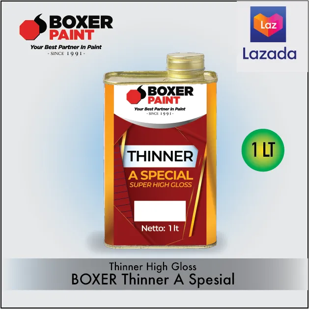 Thinner Super High Gloss BOXER THINNER A SPESIAL (1 lt) | Lazada Indonesia