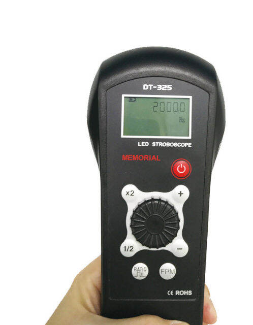 DT325E stroboscope instrument handheld digital stroboscope tachometer ...
