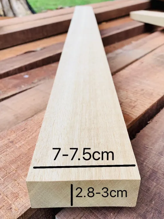 ไม้ตะเคียน(Wood)ขนาด1.5"x 3"ชื่อไม้Merawan Wood มีสีเหลืองแกมชมพู่มีลาย ...