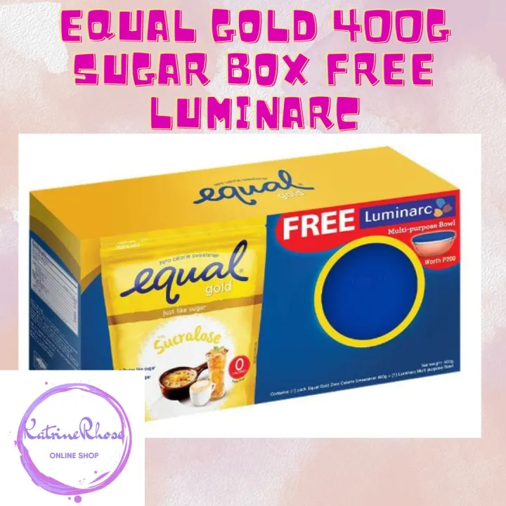 EQUAL Gold 400g Sugar box with FREE Luminarc Multi-purpose Bowl with ...