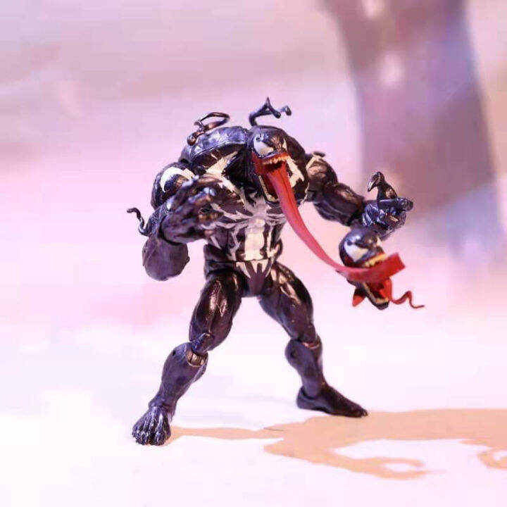 โมเดลเครื่องประดับ Spider Venom ชุดตัวเลขเปลี่ยนหัวข้อต่อขยับได้สี ...