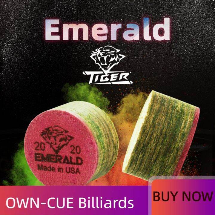 Tiger Pool Cue Tips Carom Jump Tips Emerald Laminated Layers Icebreaker ...