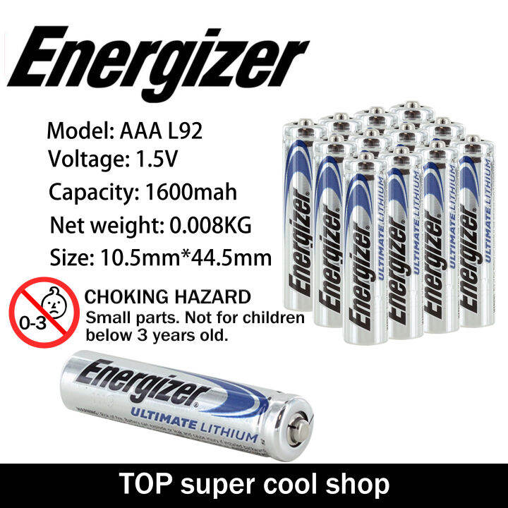 Energizer AAA L92 Ultimate Lithium Battery Pack of 12 | Lazada PH
