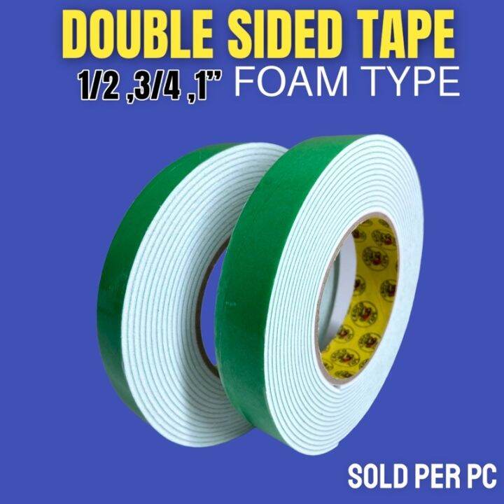 Double Sided Tapes Foam Type Croco 3/4 & 1” x 5m | Lazada PH