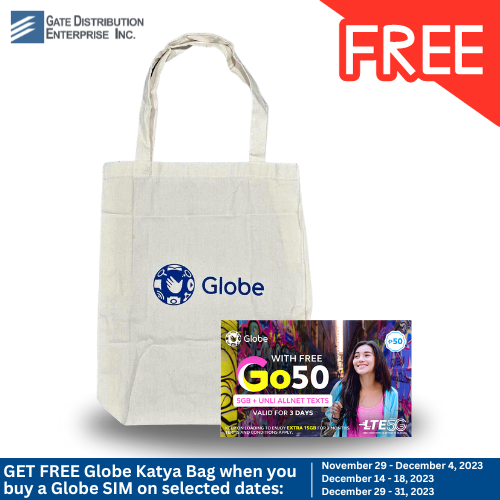 (FREE TOTE BAG) Globe 5G Tri-cut SIM Card | Lazada PH