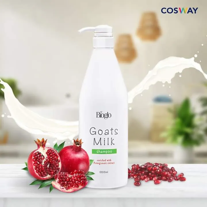 ฺBioglo Goats Milk แชมพูโกทมิลล์ แชมพูนมแพะ Goats Milk Shampoo Cosway ...