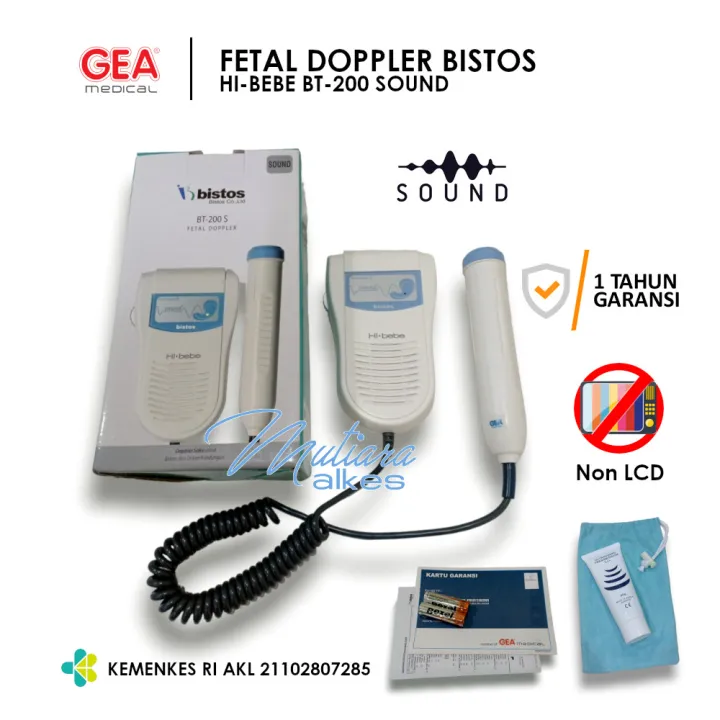 Doppler BISTOS Hi Bebe BT-200 Sound (SUARA) - Dopler Doopler Alat Detak ...