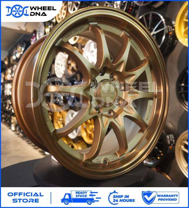 New Sport Rim RAYS VOLK RACING CE28 15 Inch 8H100/114.3 Wheel DNA Myvi Alza Bezza Axia Jazz City ...