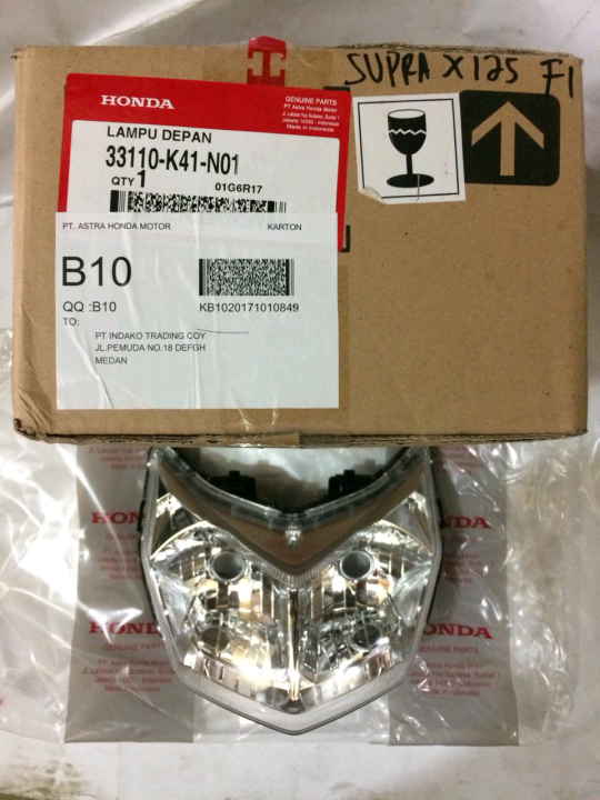 HEADLAMP HEAD LAMP REFLEKTOR LAMPU DEPAN HONDA SUPRA X125 X 125 FI ...