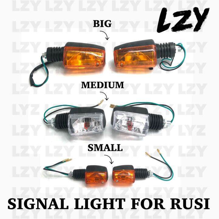 PAIR/SET RUSI Signal Light High Quality Replacement for Motorcycle ...