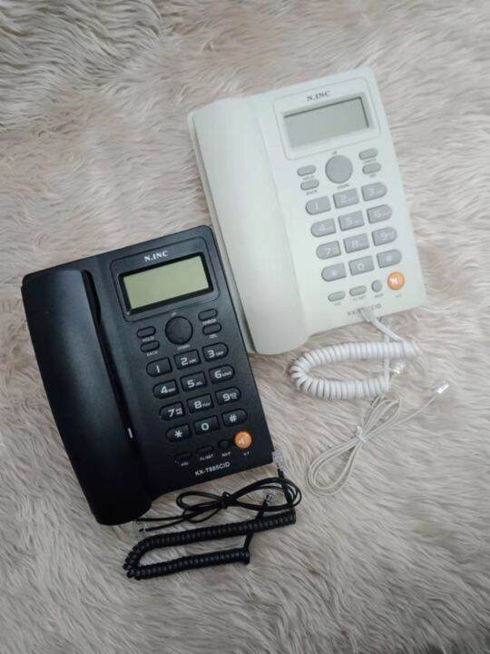 CBW KX-T885CID English foreign trade telephone caller telephone home office | Lazada PH
