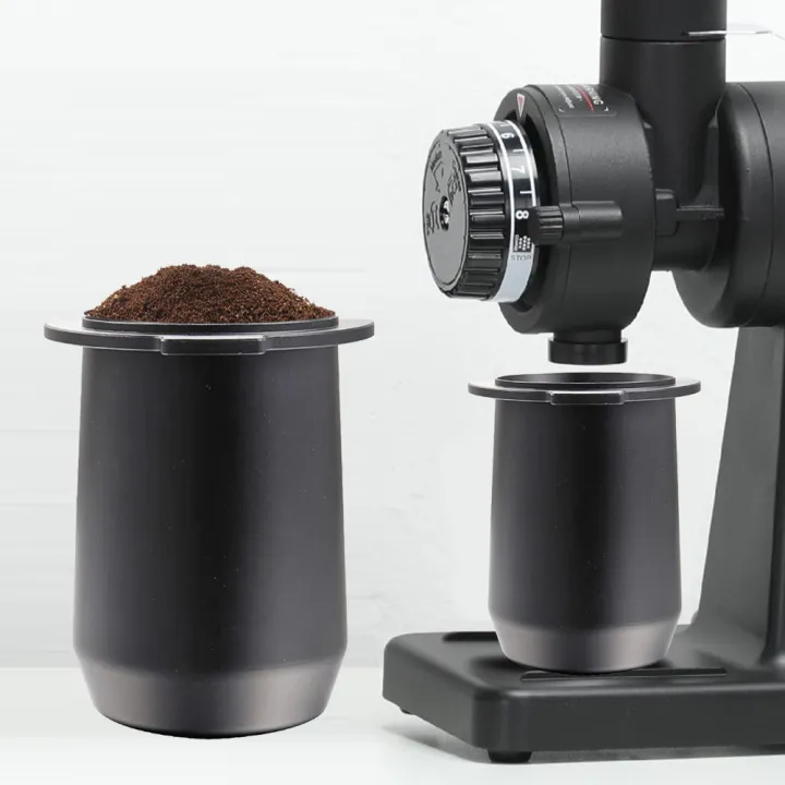 อลูมิเนียมอัลลอยด์กาแฟ Dosing Cup Powder Feeder สำหรับกาแฟ Tamper ...