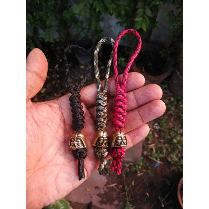 แลนยาร์ด สายแลนยาร์ด (knife lanyard) 4mm paracord พวงกุญแจ หัว Dart ...