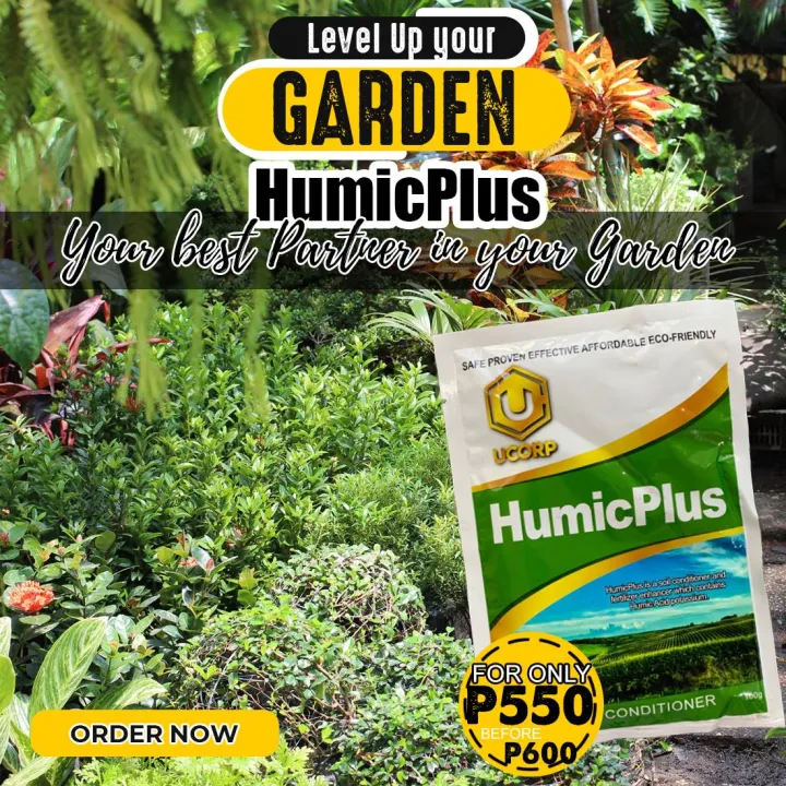 HumicPlus Organic Soil Conditioner & Fertilizer Enhancer 100 Grams ...