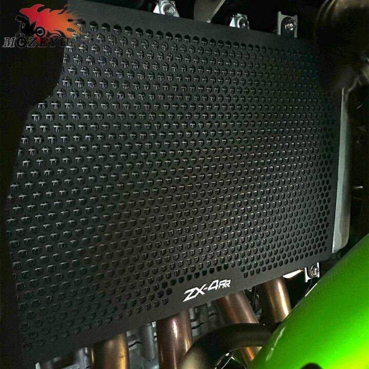 Motorcycles ZX4R ZX4RR ZX25R Radiator Guard Grille Cover Protector For ...