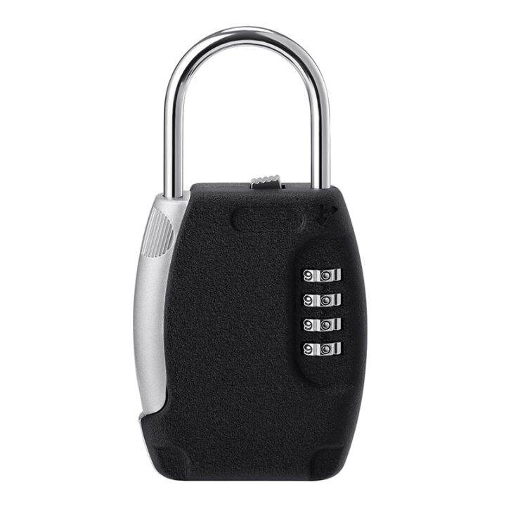 Home Lock Box 4 Digit Combination Keys Locks Wall Mounted Key Safe ...