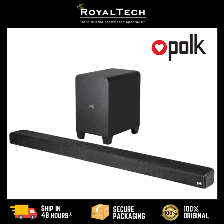 Polk Audio Signa S4 Soundbar INTL Universal TV Sound Bar and Wireless ...