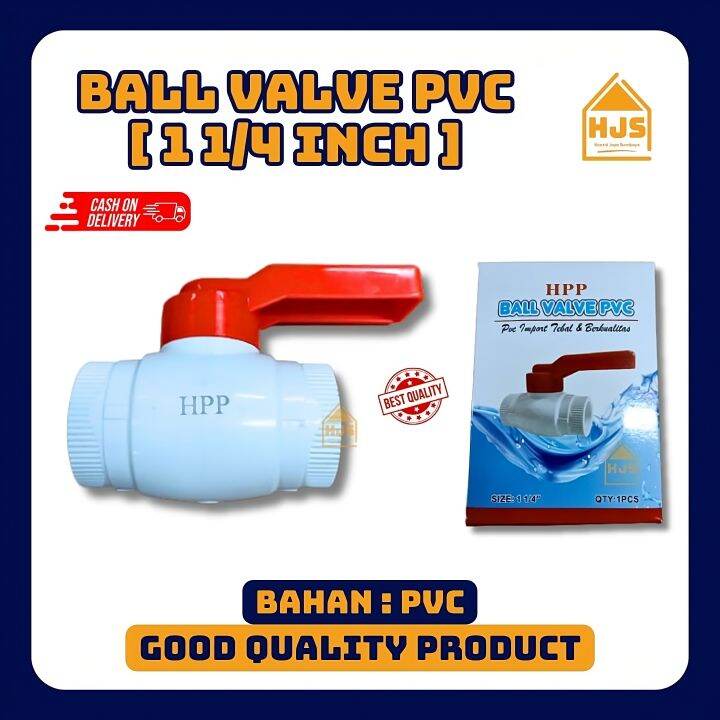 Ball Valve PVC 1 1/4 Inch / Stop Kran PVC 1 1/4 Inch HPP | Lazada Indonesia