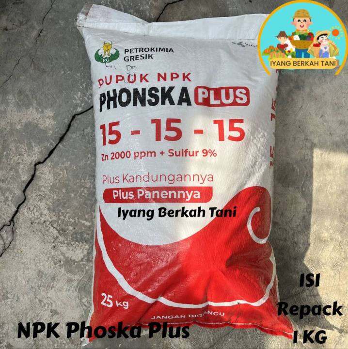 PUPUK PHONSKA PLUS ORIGINAL 100% REPACK 1KG | Lazada Indonesia