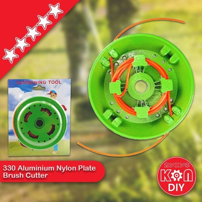 HEAVY DUTY ALUMINIUM BRUSH CUTTER NYLON PLATE CUTTER GRASS CUTTING DISC ...