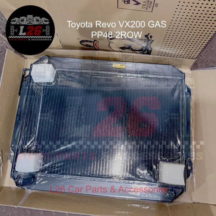 Polar Radiator for Toyota Revo VX200 Radiator DIESEL 350x538 PP48 3ROW ...
