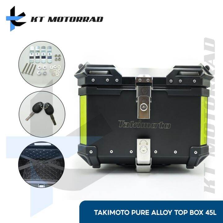 Explosive models KT Takimoto Motorcycle Alloy Top Box Tail Box 45 ...