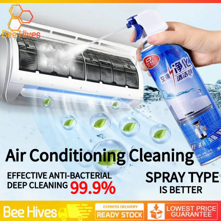 500ml Air Conditioner Cleaning Spray AirCond Cleaner Agent Foam ...