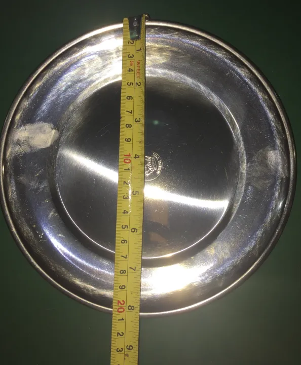 Stainless Steel Crown Plate 1 pc. Size 8 and 9 inches Original | Lazada PH