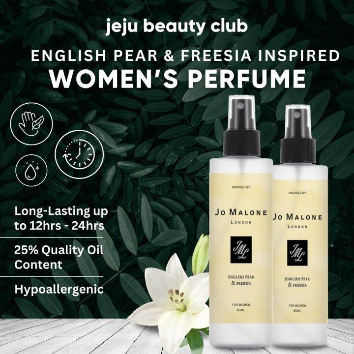 Jeju Beauty Long Lasting Perfume for Women Jo M English Pear & Freesia ...