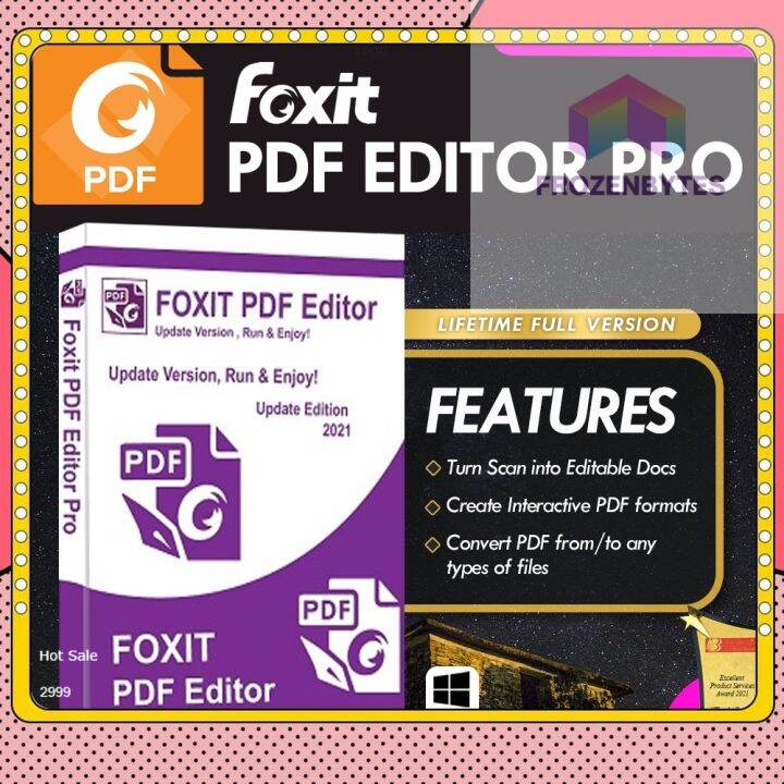 《New Original》 Foxit PDF Editor Pro 2023 for Windows PC Latest Updated ...