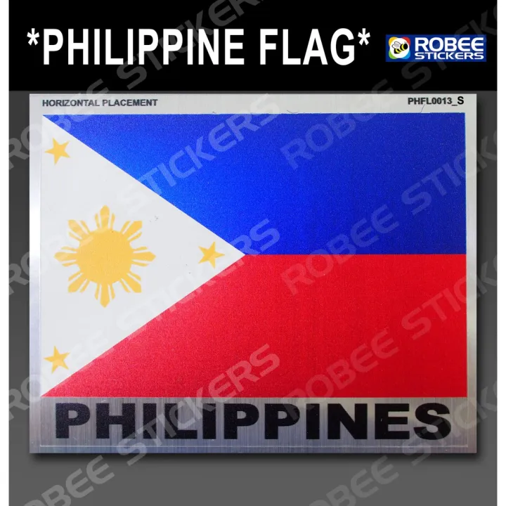 Sticker Decal Philippine Flag Silver Die Cut | Lazada PH