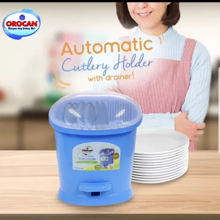 Orocan Automatic Cutlery Holder / Spoon and Fork Dispenser | Lazada PH