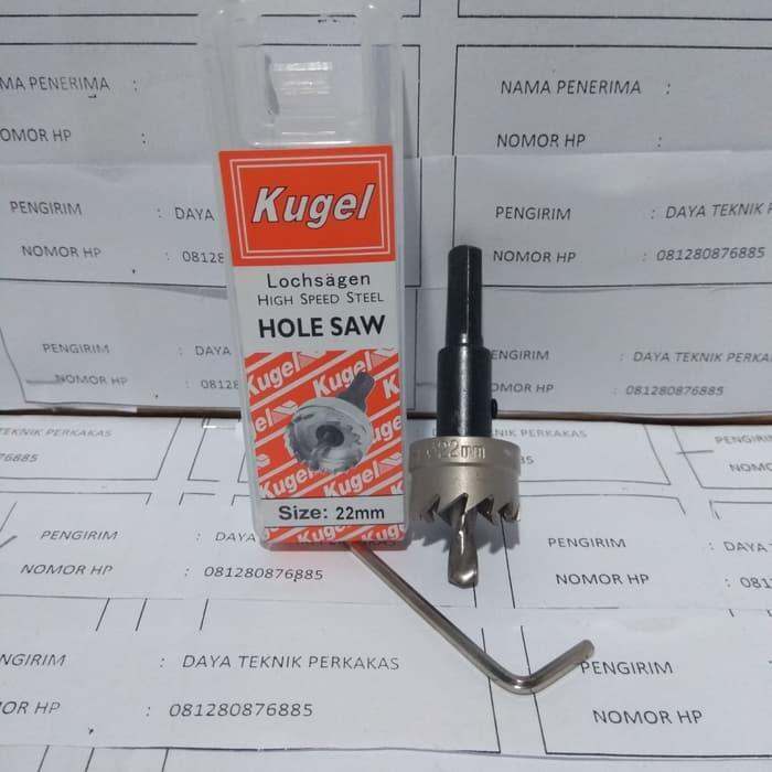 HOLE SAW BESI KUGEL 22 MM / HOLE SAW KAYU - MATA BOR BESI KUGEL 22MM ...