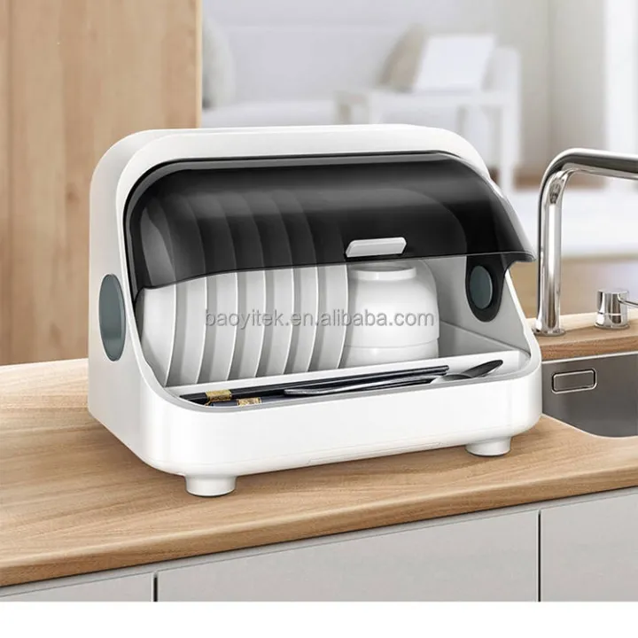 [COD]+ Disinfection Cabinet Household Dish Rack Drain Bowl Ultraviolet ...
