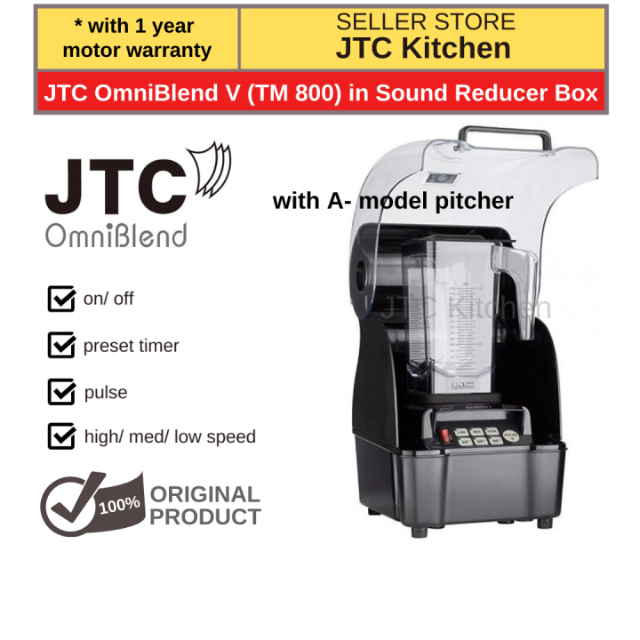 JTC Blender OmniBlend V (TM 800) AQ with Silencer / Sound Reducer ...