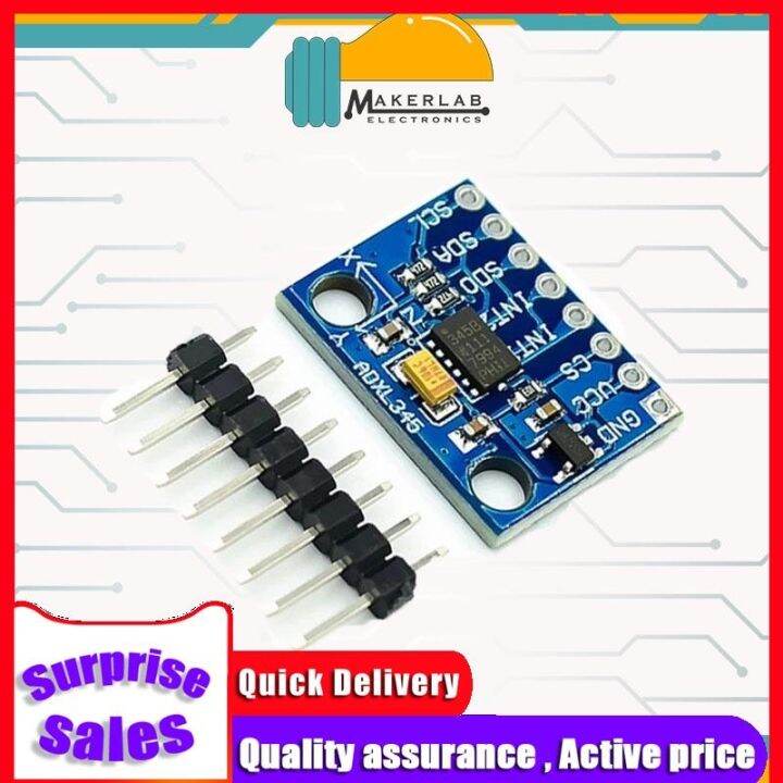 Unsoldered GY-291 ADXL345 digital three-axis acceleration of gravity ...