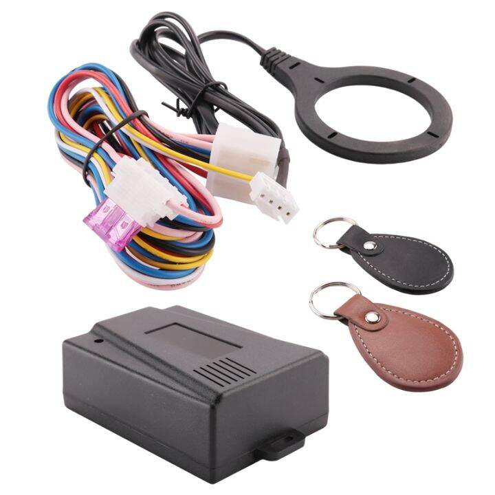 Smart Car Engine Push Start Stop Button Rfid Lock Ignition Keyless ...