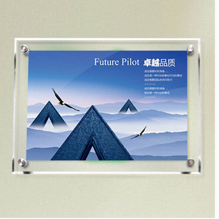 Acrylic display board custom billboard wall double plywood business ...