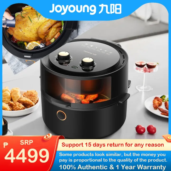 Joyoung 6-in-1 Air Fryer Oven, 5.5L Air fryer Toaster Oven Combo, 1350W ...