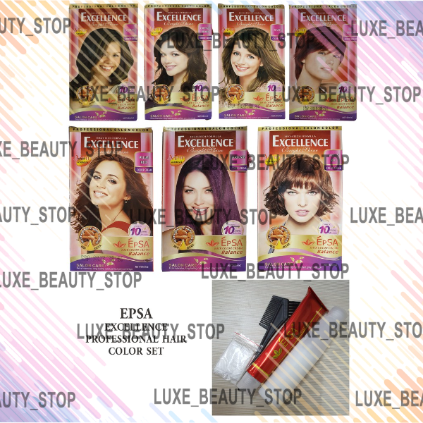 EPSA EXCELLENCE HAIR COLOR SET | Lazada PH