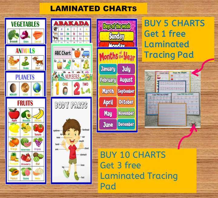 MATHEMATICS CHARTS A4 SIZE LAMINATED | Lazada PH
