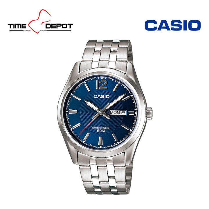 Casio Mtp 1335d 2avdf Silver Stainless Steel Metal Strap Watch For Men Lazada Ph