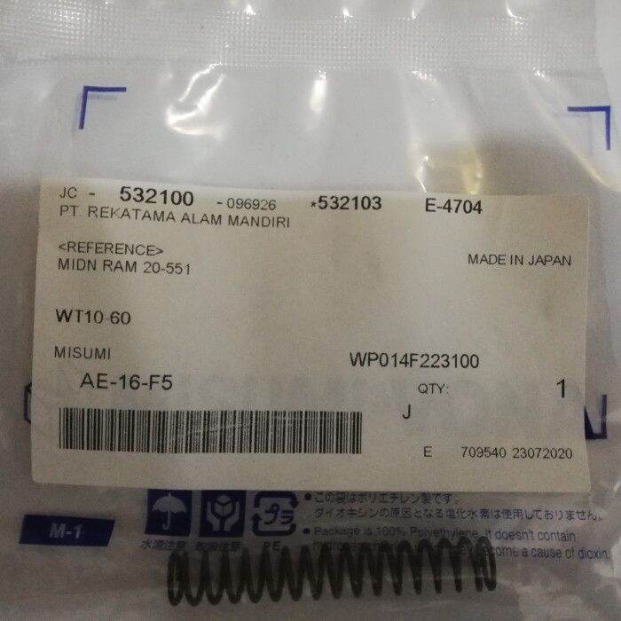 Per Misumi WT10-60 - 10mm 6cm - WT 10-60 Jepang | Lazada Indonesia