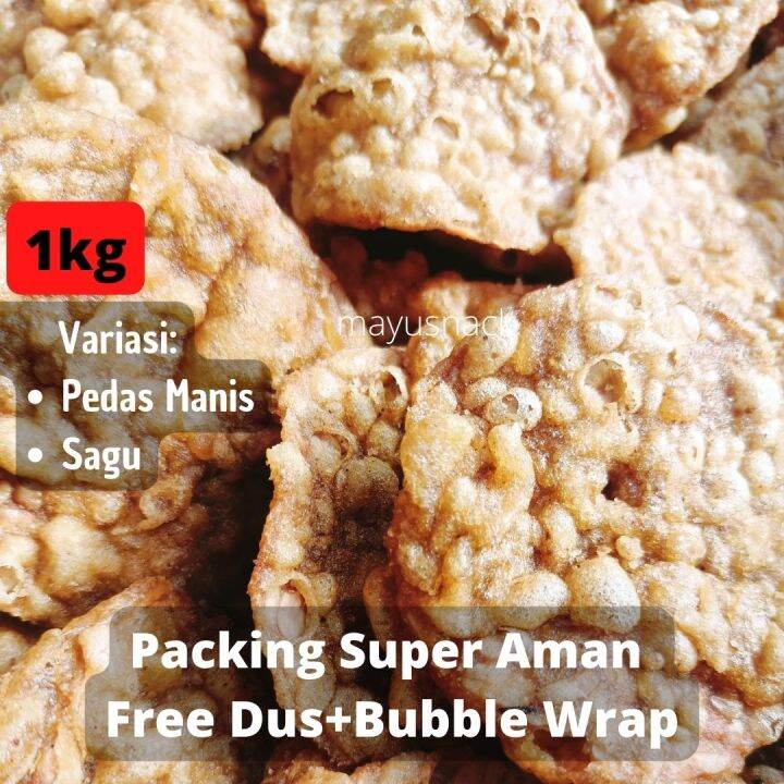 Keripik Tempe Bulat Pedas Manis Kiloan 1Kg Khas Bandung Murah | Lazada ...