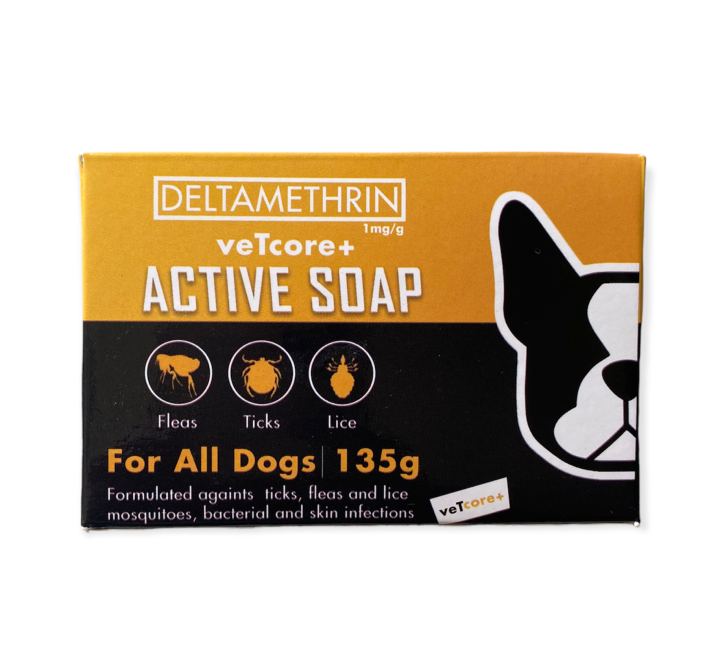 Vet Core + Active Dog Soap (Deltamethrin) For All Dogs 135g | Lazada PH