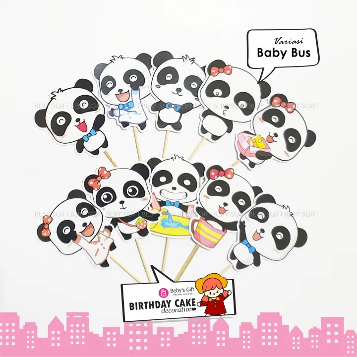 Topper Cake Ulang Tahun - Baby Bus | Lazada Indonesia