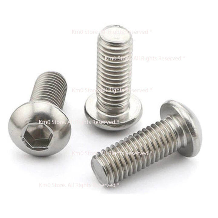 Bulon (Ốc) Lục Giác INOX 304 ĐẦU DÙ M6 CD1029 | Lazada.vn