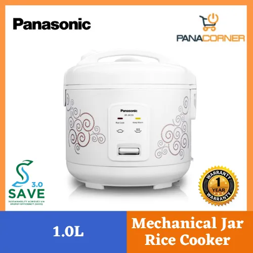 Panasonic Mechanical Jar Rice Cooker SR-JN105 (White) | Lazada
