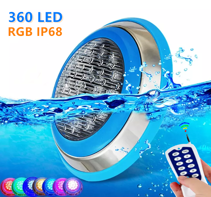 underwater pool lights LED Stainless Steel Swimming Pool Light Underwater Light AC12V ...