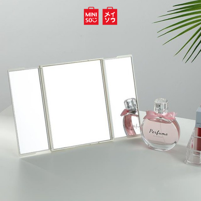 Miniso Table Mirror-Medium Folding Mirror/Large Fibreboard Mirror ...